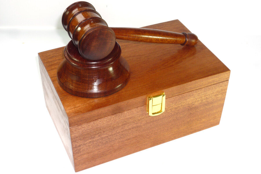 Presentation boxed wooden gavel in mahogany - Tommy Woodpecker Woodworks