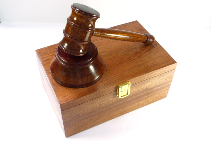 Presentation boxed wooden gavel in mahogany - Tommy Woodpecker Woodworks