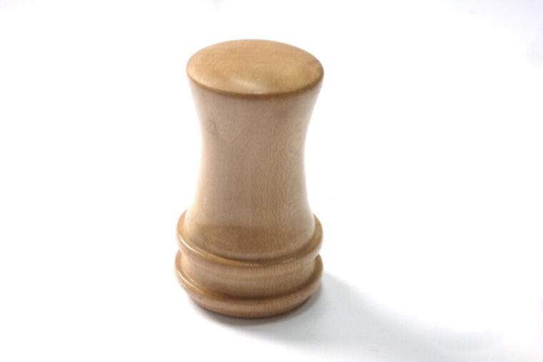 Palm Gavel in English Holly Wood - Tommy Woodpecker Woodworks