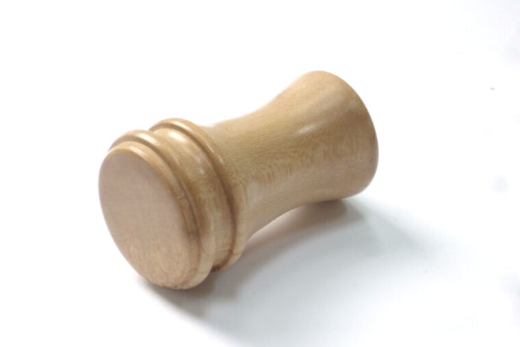 Palm Gavel in English Holly Wood - Tommy Woodpecker Woodworks