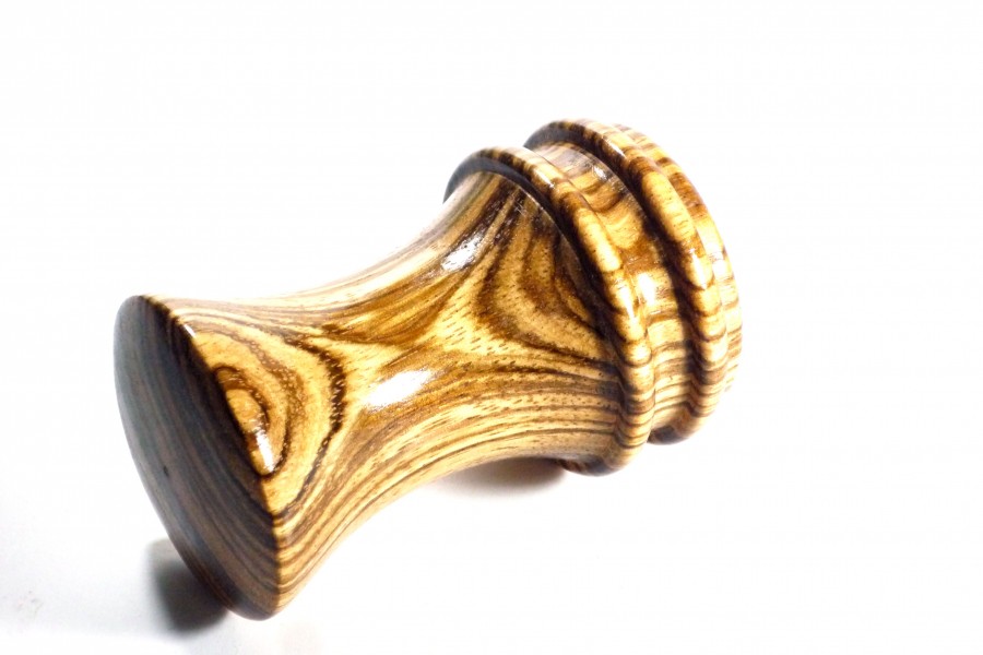 Palm Gavel in Zebrano Wood - Tommy Woodpecker Woodworks