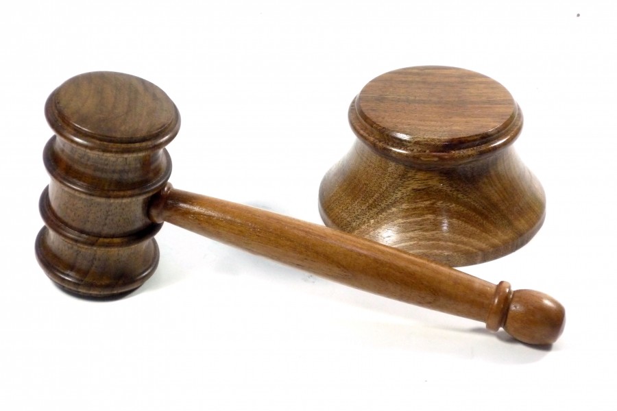 Handmade Wooden Gavel & Block English Walnut - Tommy Woodpecker Woodworks