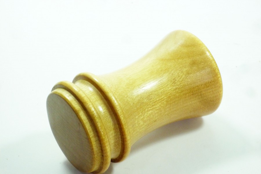 Pocket Palm Gavel in Yellowheart - Tommy Woodpecker Woodworks