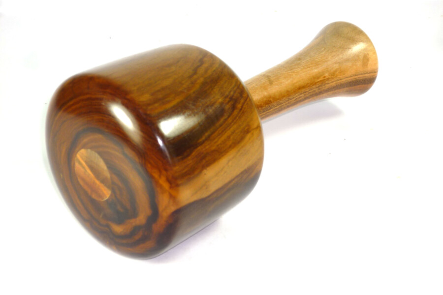 Heavyweight Carving Mallet 1953 Lignum Vitae & Tigerwood Handle - Tommy ...