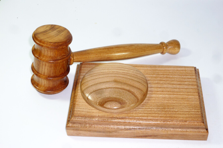 Presentation Wooden Gavel & Block English Elm - Tommy Woodpecker Woodworks