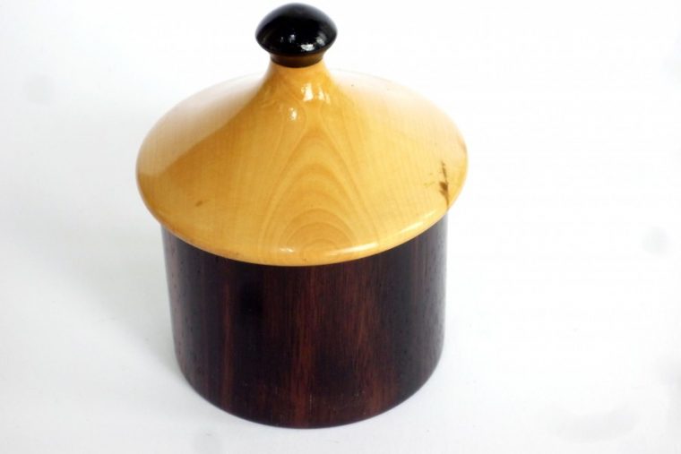 Handmade Wooden Pot The Little Hut Pot - Tommy Woodpecker Woodworks