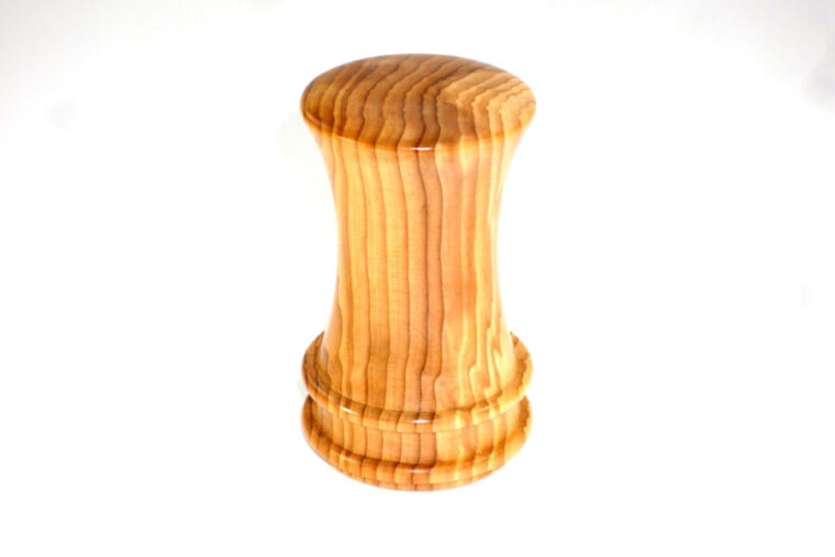 Palm Gavel in English Two Tone Yew - Tommy Woodpecker Woodworks
