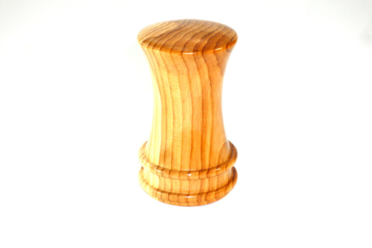 Palm Gavel in English Two Tone Yew - Tommy Woodpecker Woodworks