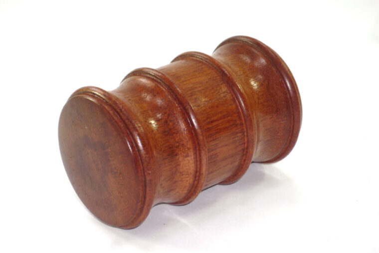 Hammer Head Double Ended Palm Gavel in Mahogany - Tommy Woodpecker ...