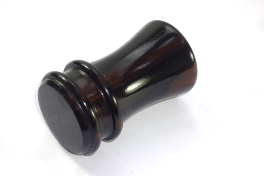 Palm Gavel in African Blackwood - Tommy Woodpecker Woodworks