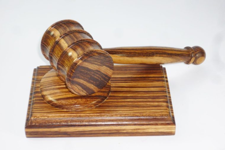 Premium Presentation Wooden Gavel Exotic Zebrano - Tommy Woodpecker ...