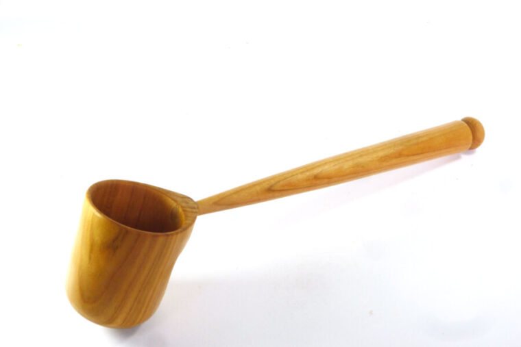 Handmade Japanese Style Dry Ladle - Tommy Woodpecker Woodworks