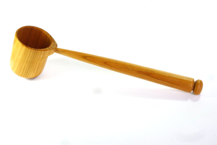 Handmade Japanese Style Dry Ladle - Tommy Woodpecker Woodworks