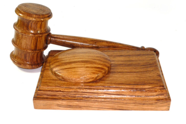 Premium Presentation Wooden Presentation Gavel & Block Tiger Oak ...